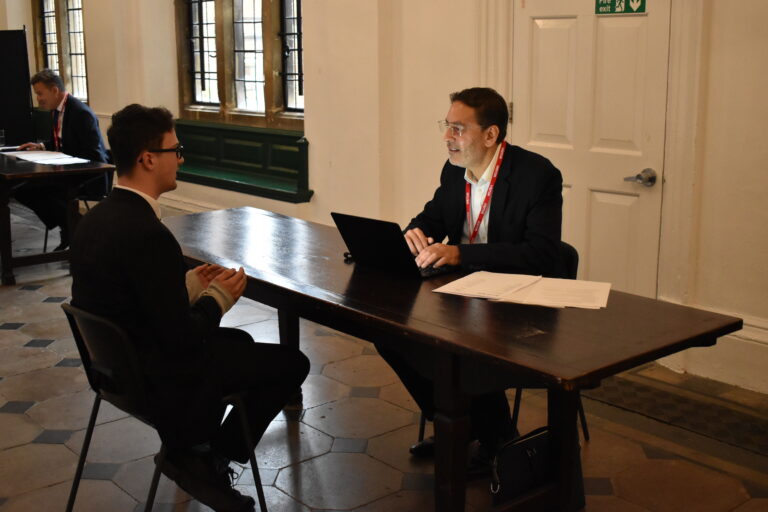 St Edmund's Sixth Form Students Interview Day